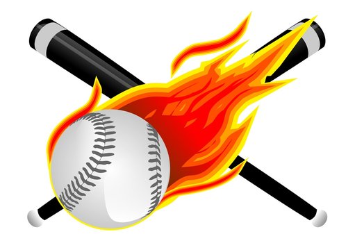 Flaming Softball Logo Softball Flames Vector Images (over 130)