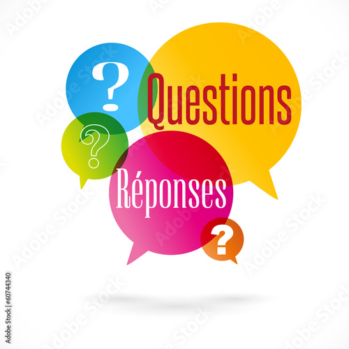 "Questions Réponses" fichier vectoriel libre de droits sur la banque d ...