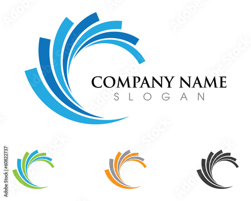 "C Wave Logo 4" Stock image and royalty-free vector files on Fotolia ...