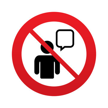 No Talking Symbol