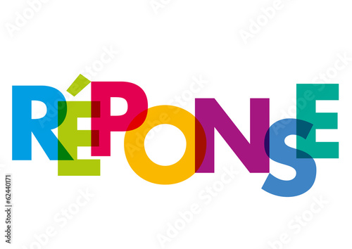 "MOT Reponse" fichier vectoriel libre de droits sur la banque d'images ...