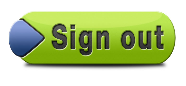 Logout Icon Green