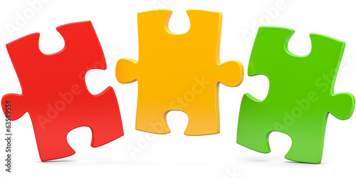 "drei bunte Puzzleteile" Stockfotos und lizenzfreie Bilder auf Fotolia ...