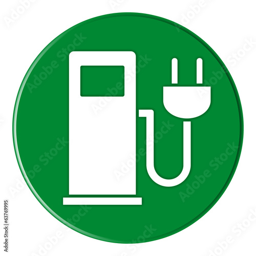 "Button - Charging Station - Ladestation - green - g817" Stockfotos und ...