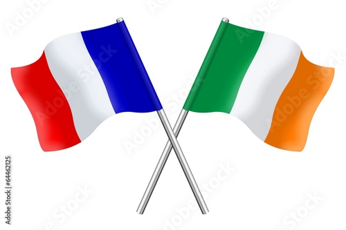 "Drapeaux : Duo France, Irlande" photo libre de droits sur la banque d ...