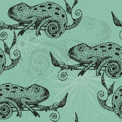 Sewing fabric with Chameleon - CottonBee