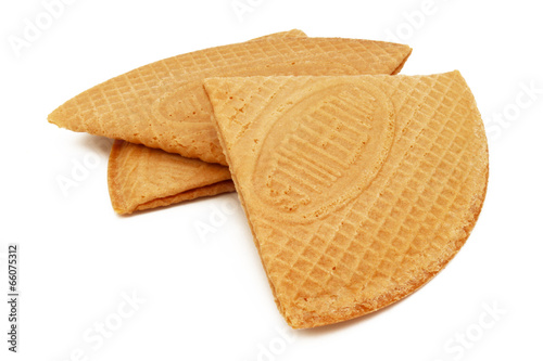 "Biscuits gauffrés "éventail"" photo libre de droits sur la banque d ...