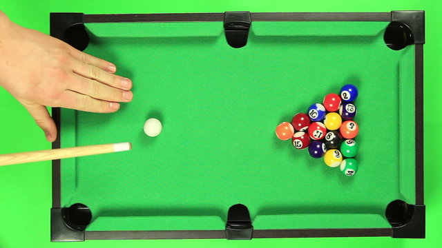 Real Pool Table Top View