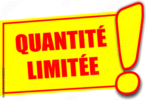 "étiquette quantité limitée" fichier vectoriel libre de droits sur la ...