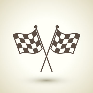 Crossed Checkered Flags