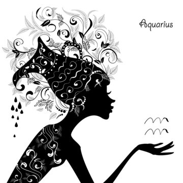 Female Water Bearer Aquarius