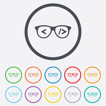 Programmer Geek Icon