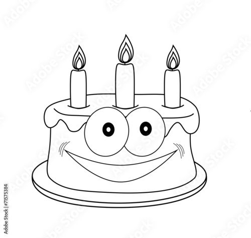 "рисунок торт" Stock image and royalty-free vector files on Fotolia.com ...