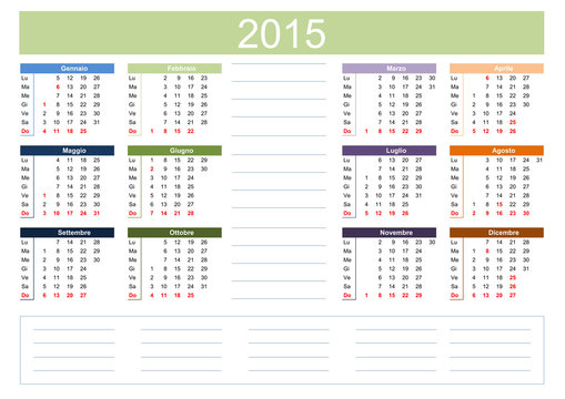 Calendario 2015