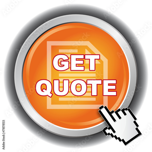 "GET QUOTE ICON" Stock image and royalty-free vector files on Fotolia ...
