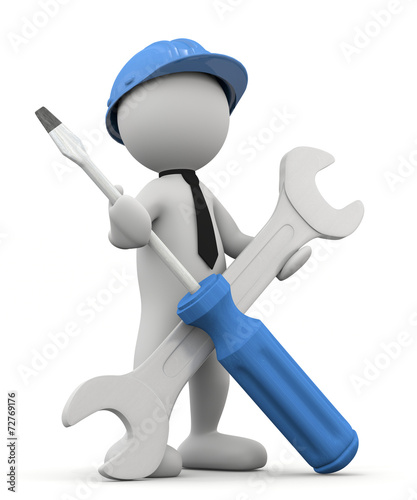 "omino bianco manutenzione" Immagini e Fotografie Royalty Free su ...