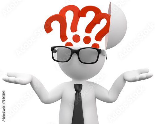 "Männchen mit vielen Fragen zoom" Stockfotos und lizenzfreie Bilder auf ...