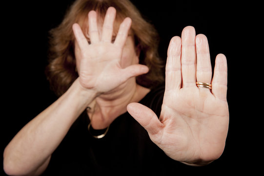 Hand Pushing Someone Away