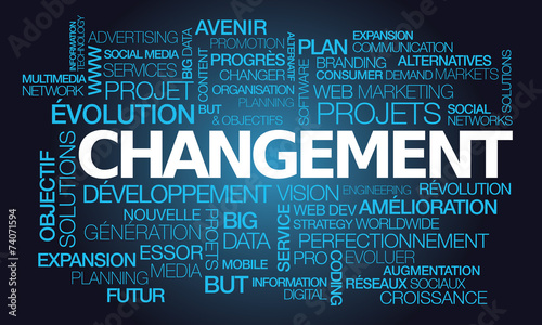 "Changement nuade de mots texte bleu" photo libre de droits sur la banque d'images Fotolia.com ...