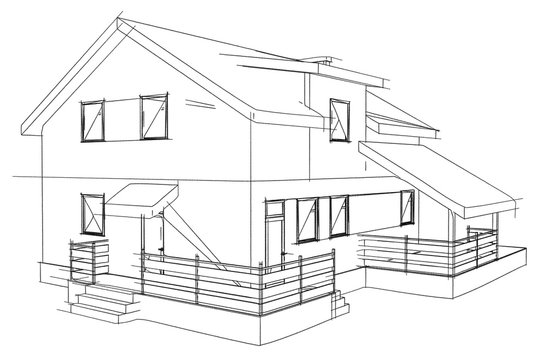 2 Point Perspective Dream House