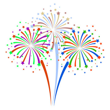 Colorful Fireworks White Background Images – Browse 53,447 Stock Photos ...