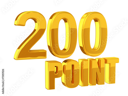 "200 Points"Fotolia.com の ストック写真とロイヤリティフリーの画像 - Pic 75851126