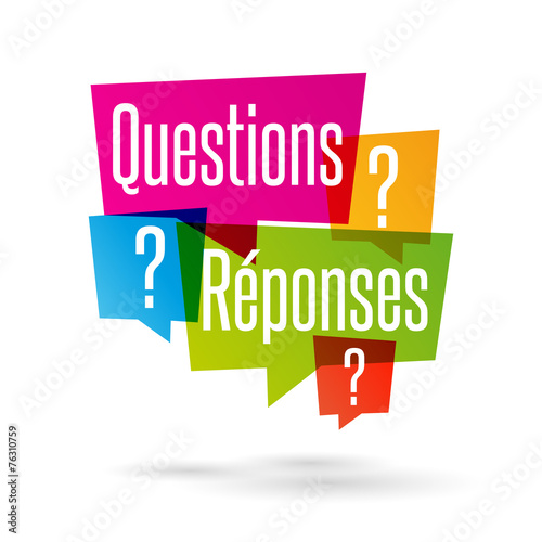 "Questions Réponses" fichier vectoriel libre de droits sur la banque d ...