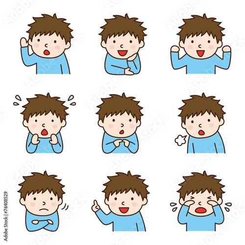 "男の子の表情_03" Stock photo and royalty-free images on Fotolia.com - Pic ...