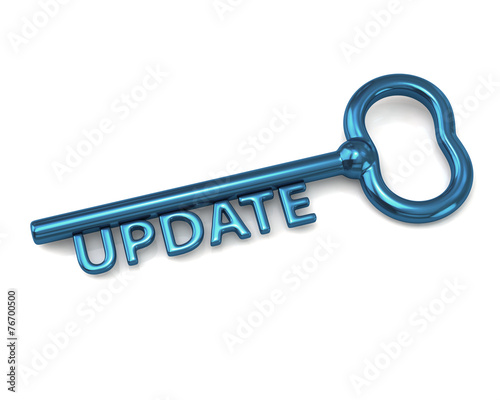 "Blue key with word update" Stock photo and royalty-free images on ...