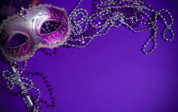 Purple Masquerade Wallpaper