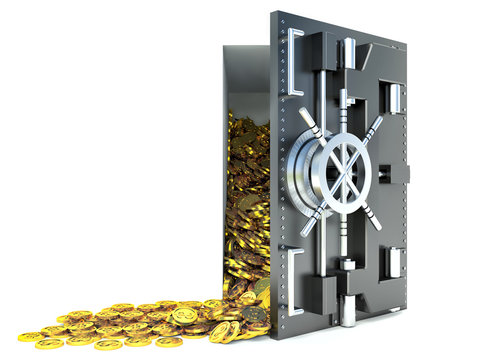 Vault Filled With Money