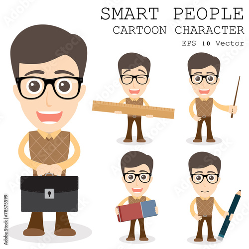 Smart Cartoon People