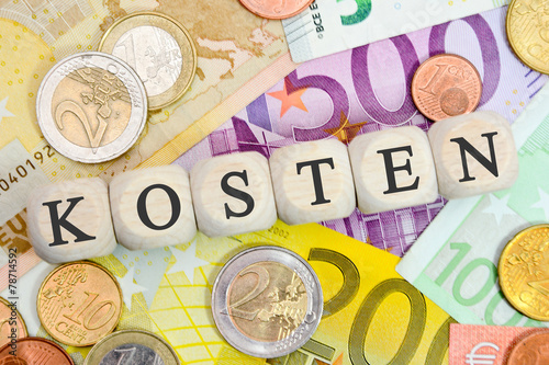 "Kosten" Stockfotos und lizenzfreie Bilder auf Fotolia.com - Bild 78714592