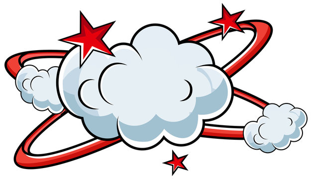 Classic Cartoon Fight Cloud