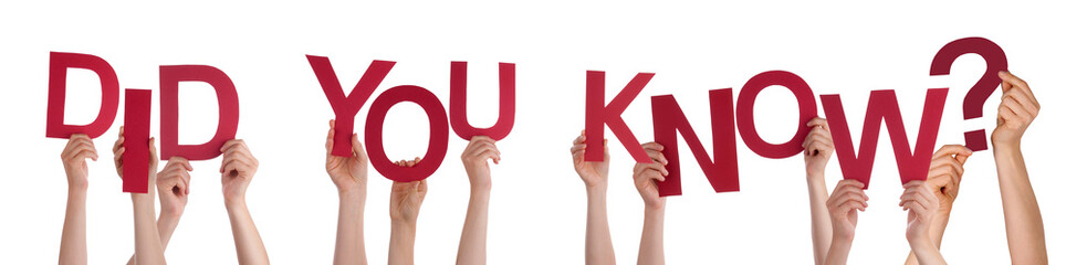 Sabías que las letras | Vector Premium