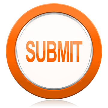 Orange Submit Button Png