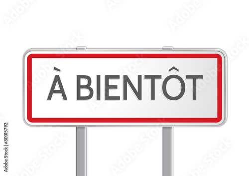 "Panneau à bientôt" fichier vectoriel libre de droits sur la banque d ...