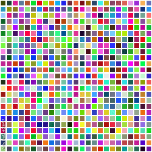 "Grid of Random Colored Squares. Seamless Background. EPS8 Vector" Stock image and royalty-free ...