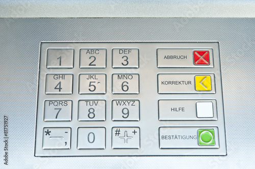 "Geldautomat Tastenfeld" Stockfotos und lizenzfreie Bilder auf Fotolia ...