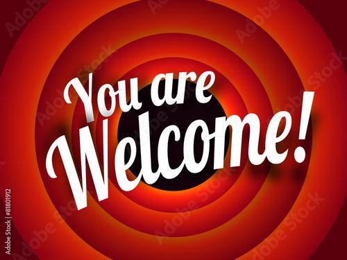 "You are welcome" Stock image and royalty-free vector files on Fotolia ...