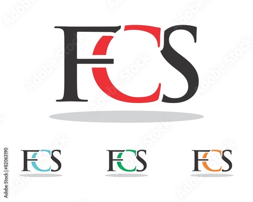 "FCS Letter Logo Vol. 3" Stock image and royalty-free vector files on ...