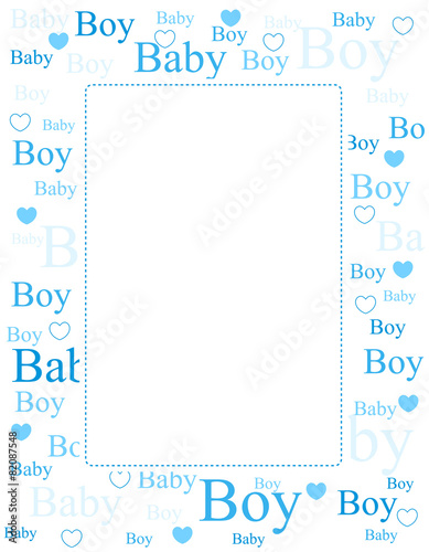 "Baby boy frame" Stock image and royalty-free vector files on Fotolia ...