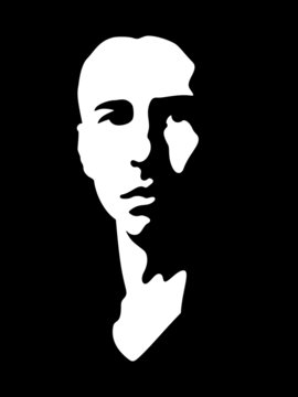 Silhouette Face Man