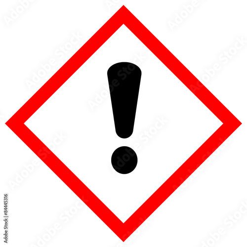 "SGH07 - Produit dangereux pour la santé ou la couche d'ozone" photo libre de droits sur la ...