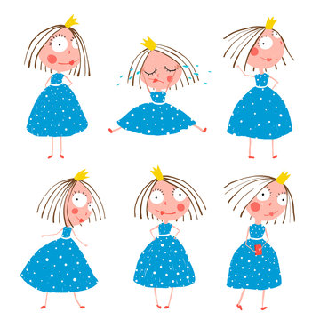 Crying Princess Clipart