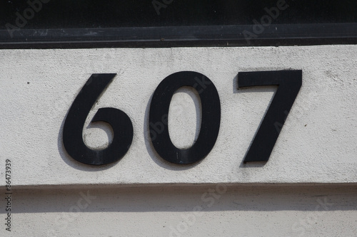 "Street number 607" Stock photo and royalty-free images on Fotolia.com ...