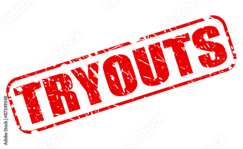 "Tryouts red stamp text" Stock image and royalty-free vector files on ...