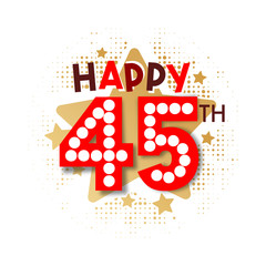 "happy 45Th" photos, royalty-free images, graphics, vectors & videos ...