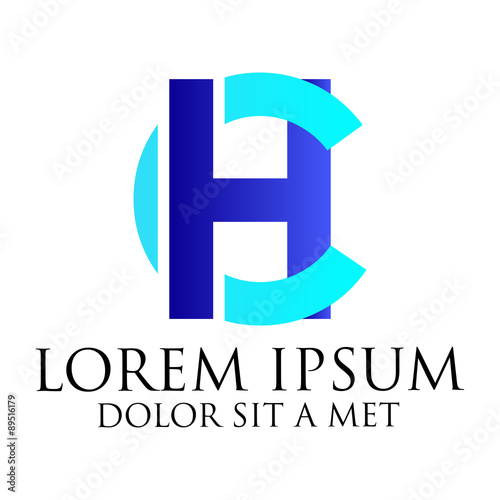 "C - H Initial Logo Letter" Stock image and royalty-free vector files ...