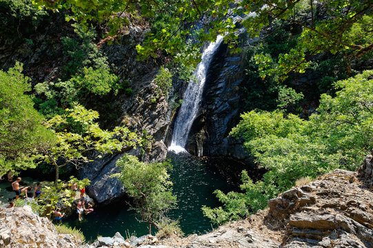 Waterfalls Samothraki